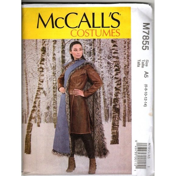 McCall's | Office | Mccalls M7855 Costume Jacket And Cloak Cosplay Got ...
